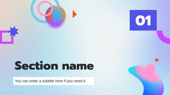 Creative and Eye-catching Theme Presentation