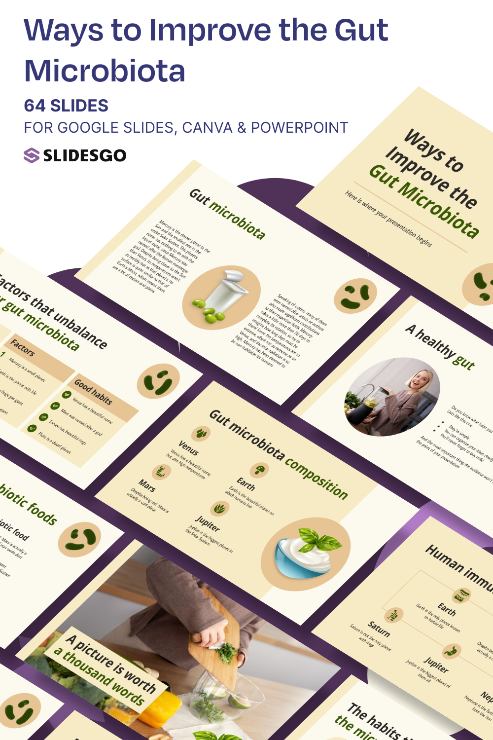 Ways to Improve the Gut Microbiota Presentation