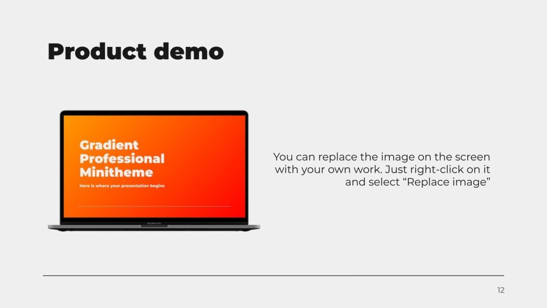 Gradient Professional Minitheme Presentation