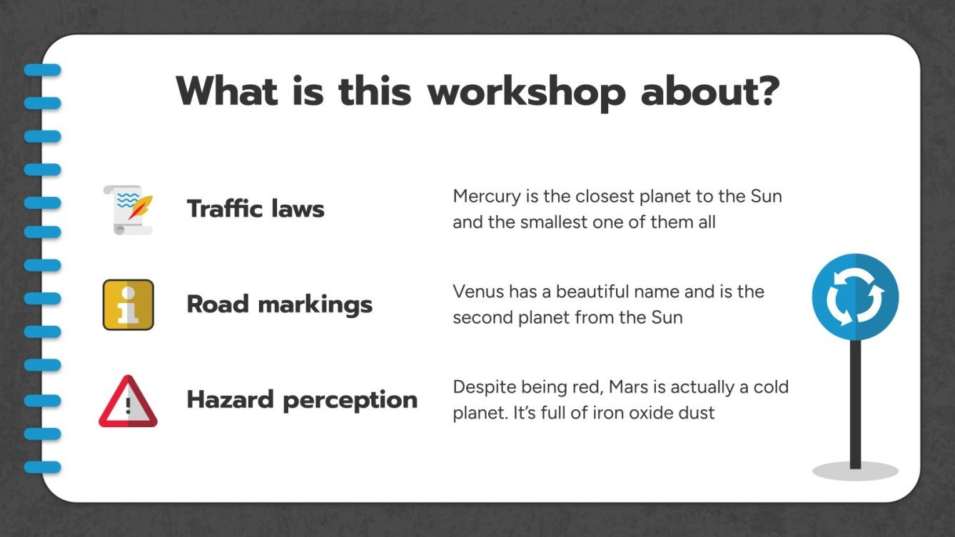 Driving Theory Workshop: Traffic Signs | Google Slides & PPT