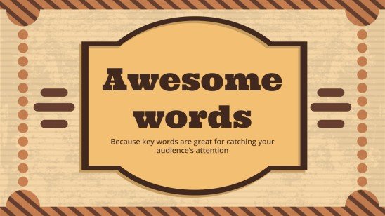 Retro Cinema Minitheme Presentation