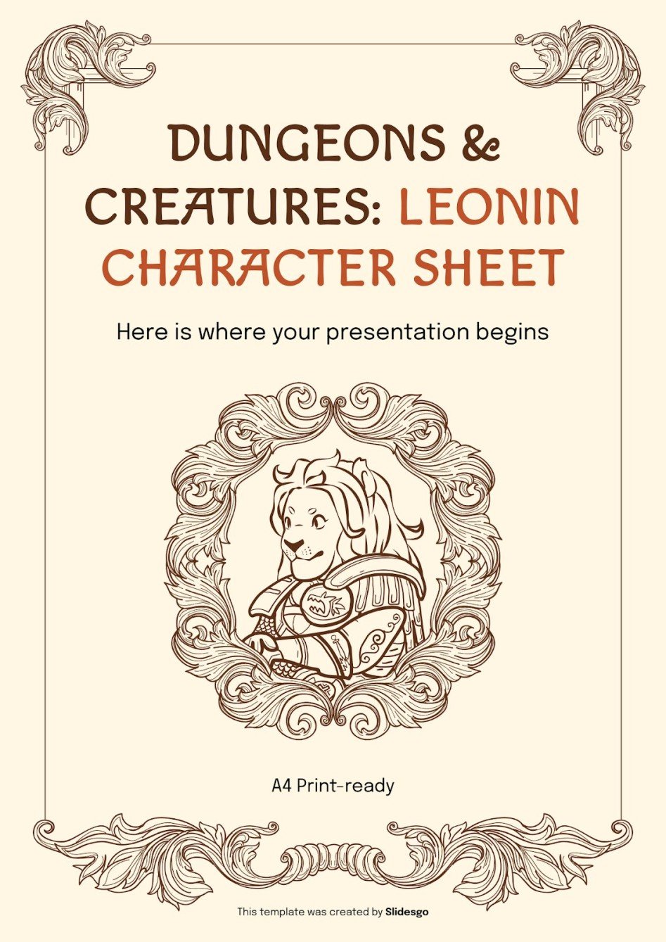 Free templates about Dungeons for Google Slides & PowerPoint