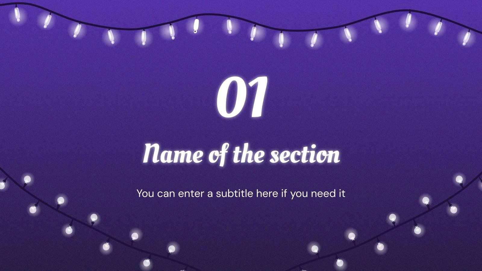 String Lights Minitheme Presentation