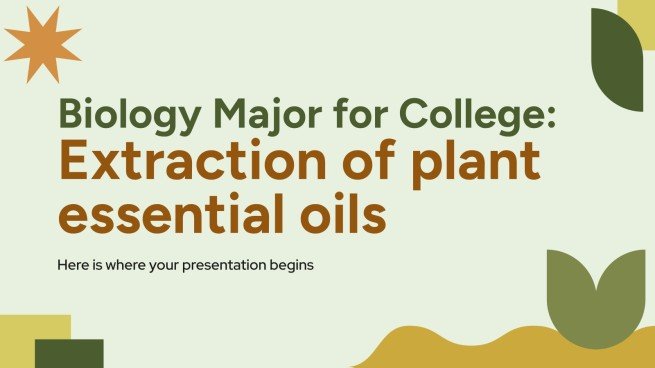 Biology for College: Extraction of plant essential oils