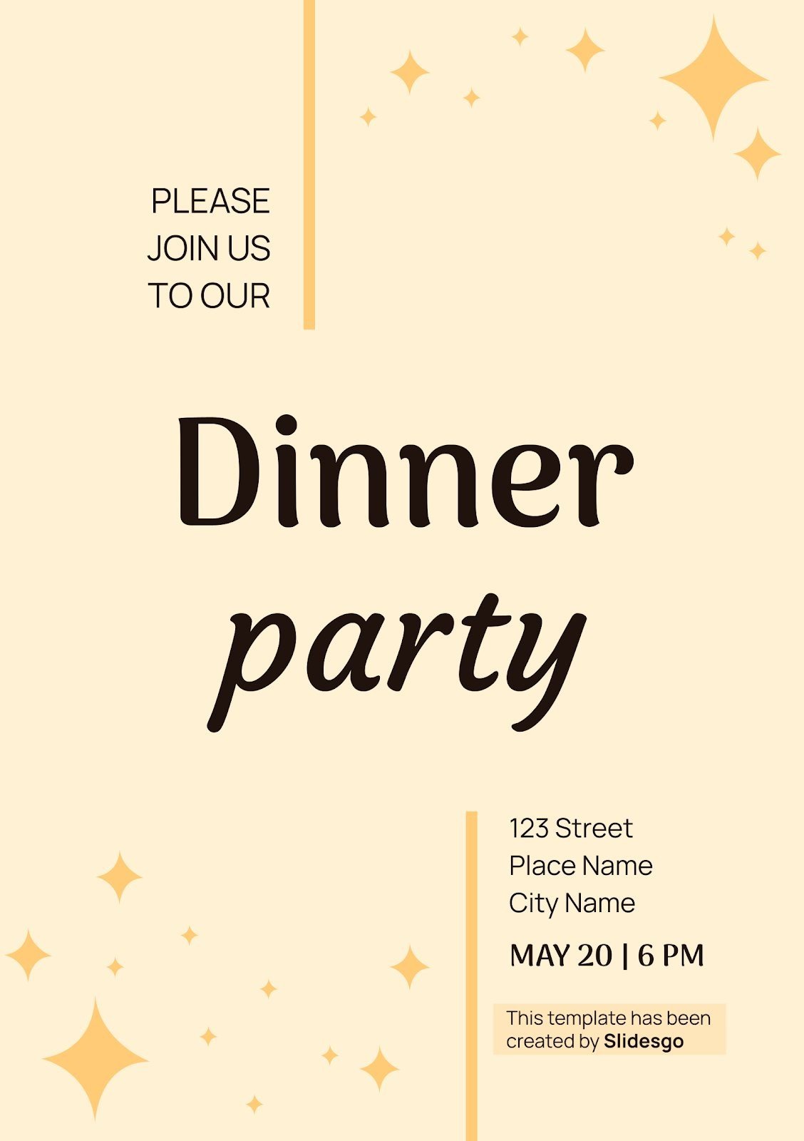 Dinner Party Invitations Presentation