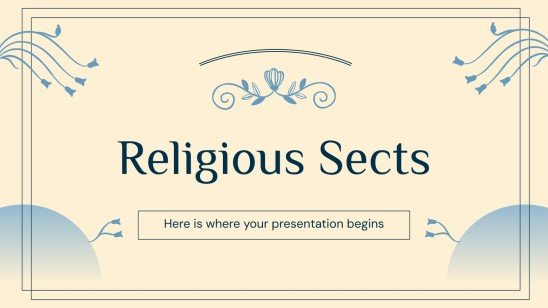 Religious Sects Presentation