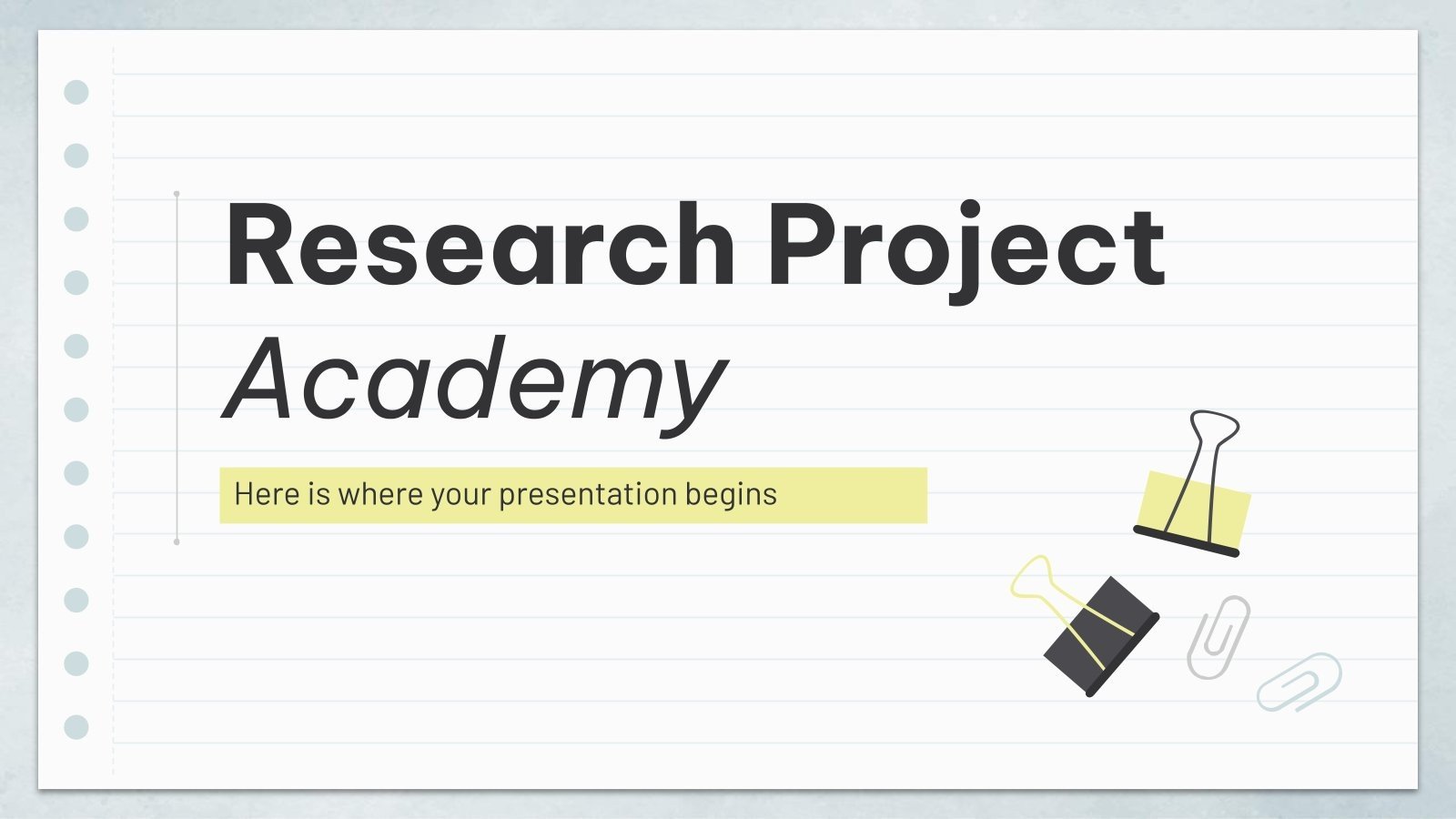 Free Notebook Google Slides themes and PowerPoint templates