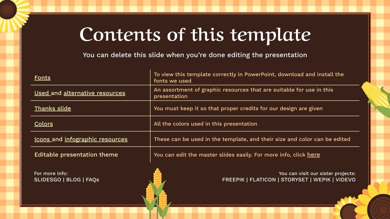 Corn Minitheme Presentation