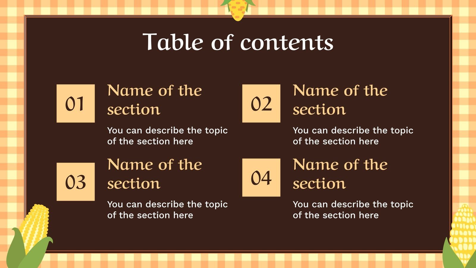 Corn Minitheme Presentation