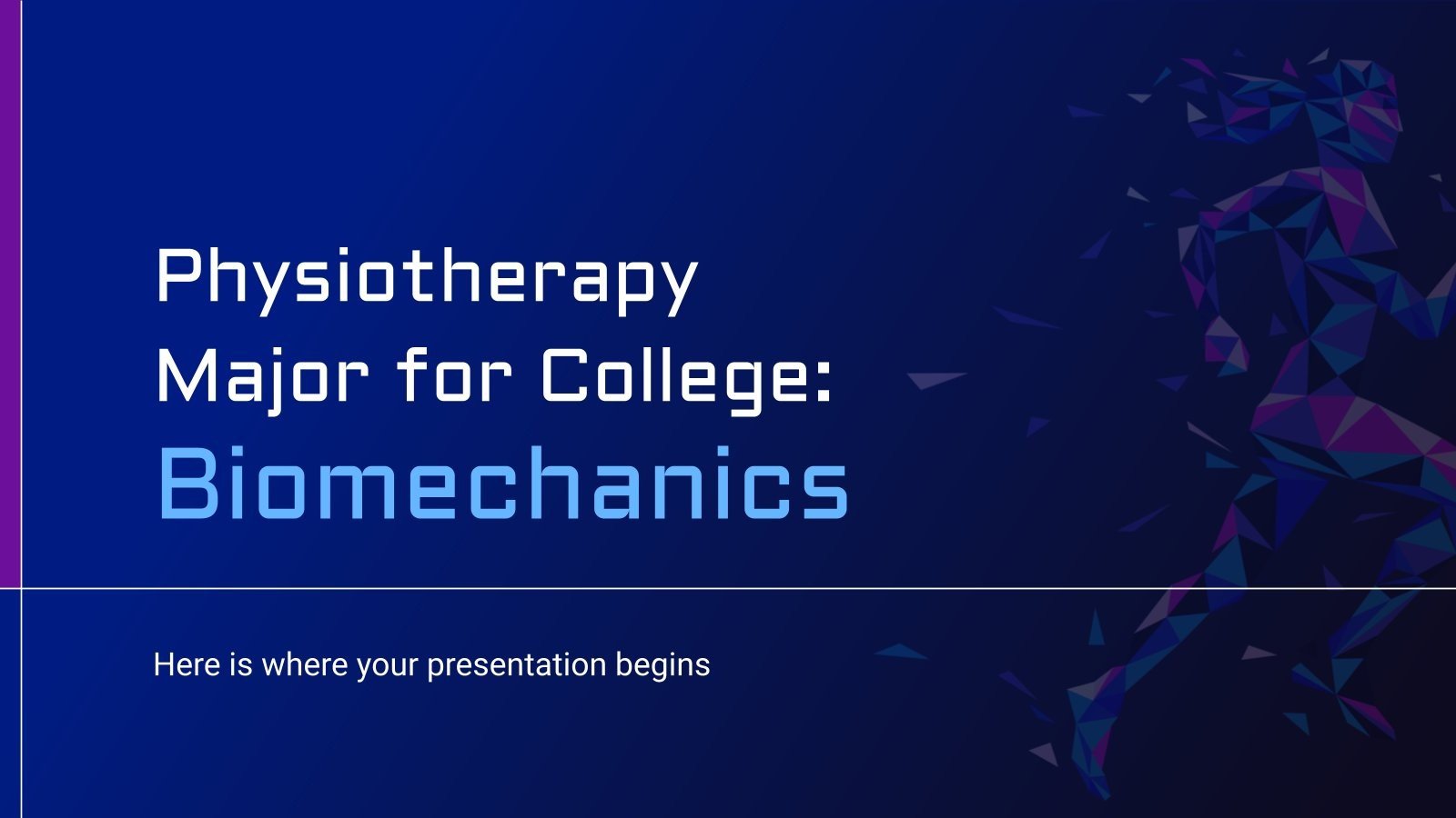 Physiotherapy Major for College: Biomechanics Presentation