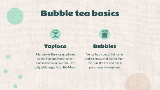 Bubble Tea Workshop Präsentation