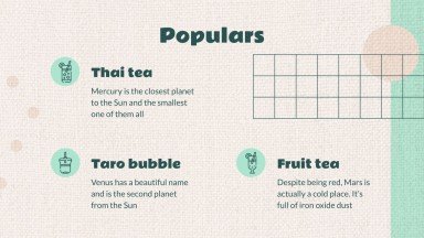 Bubble Tea Workshop Präsentation