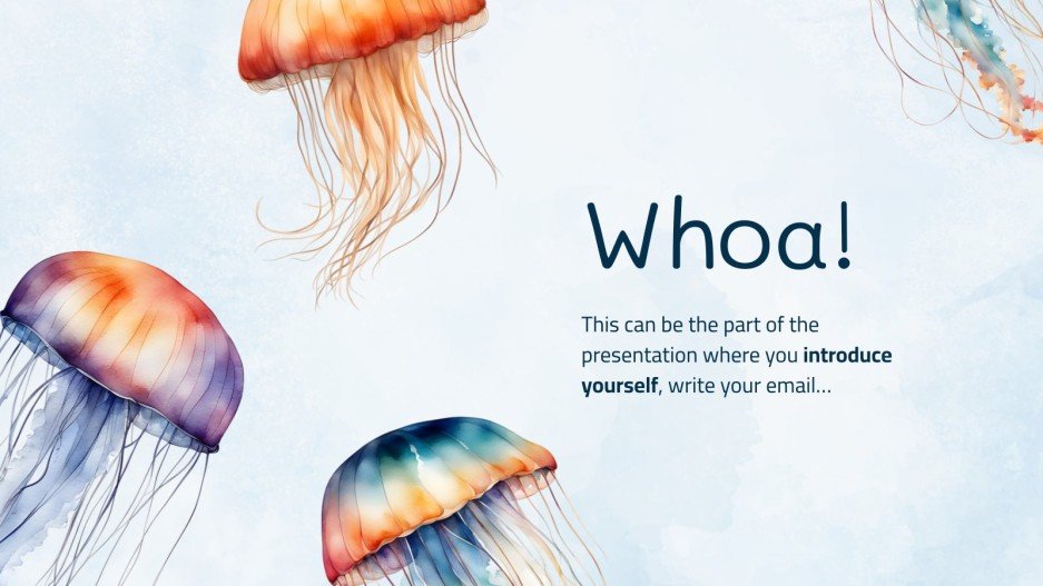 Jellyfish Theme for Education Presentation