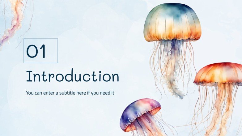 Jellyfish Theme for Education Presentation