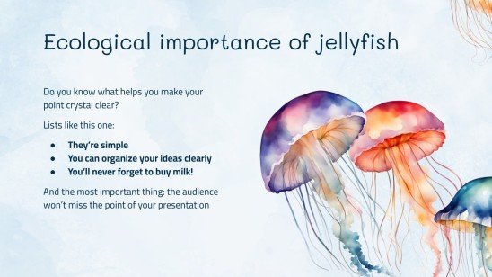 Jellyfish Theme for Education Presentation