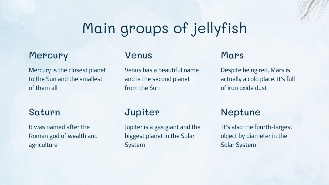 Jellyfish Theme for Education Presentation