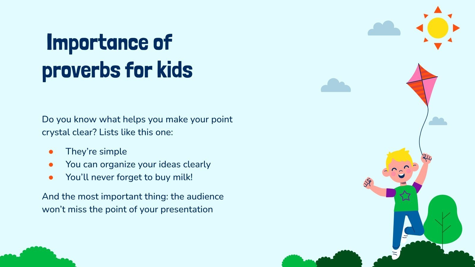 Popular Proverbs for Kids Presentation