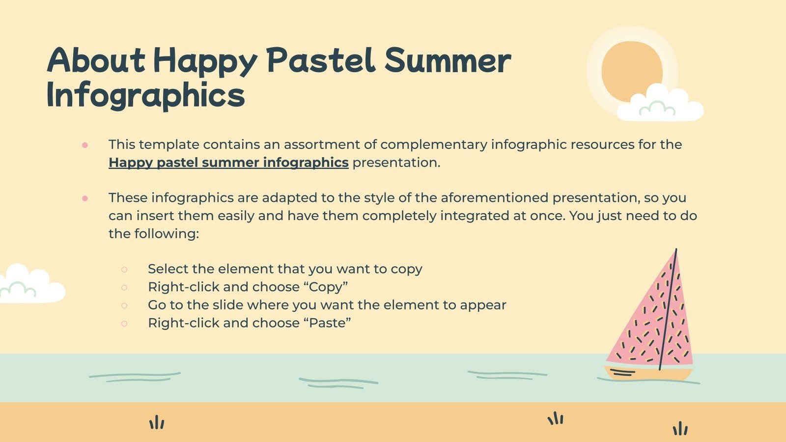 Happy Pastel Summer Infographics Presentation
