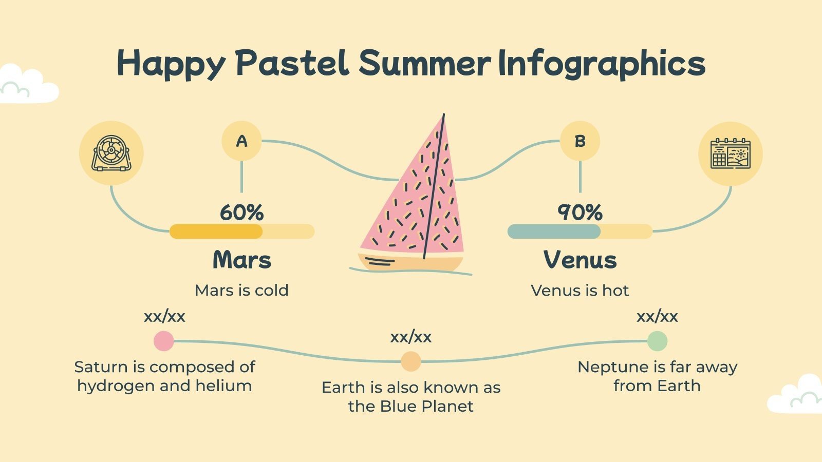 Happy Pastel Summer Infographics Presentation
