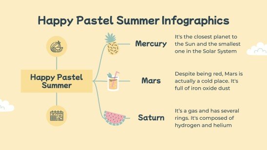Happy Pastel Summer Infographics Presentation