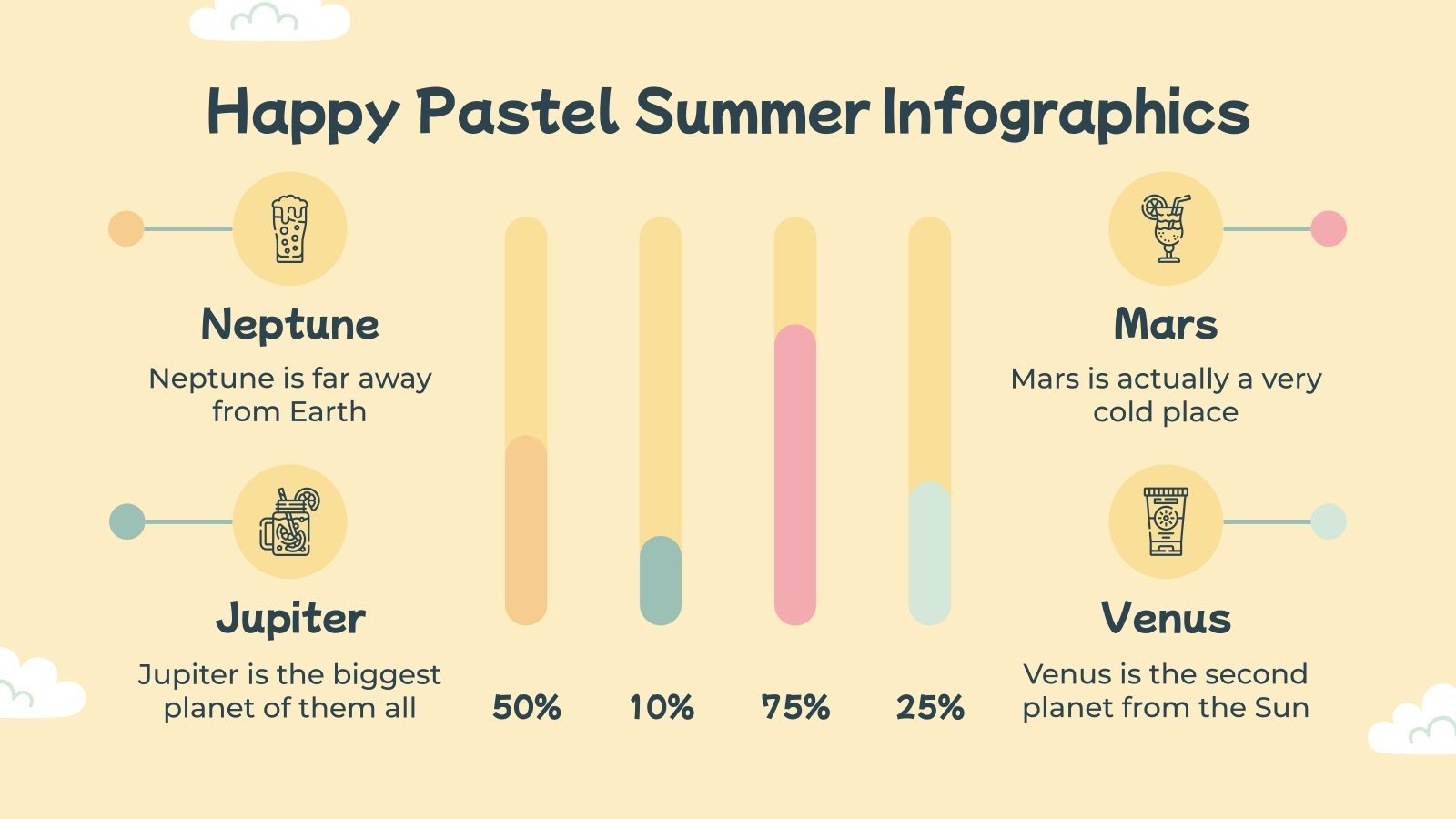 Happy Pastel Summer Infographics Presentation