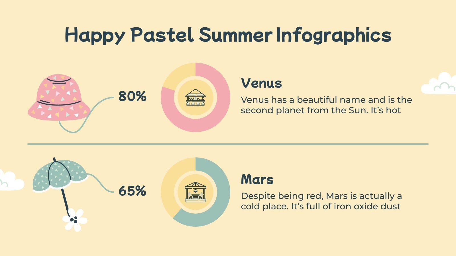 Happy Pastel Summer Infographics Presentation