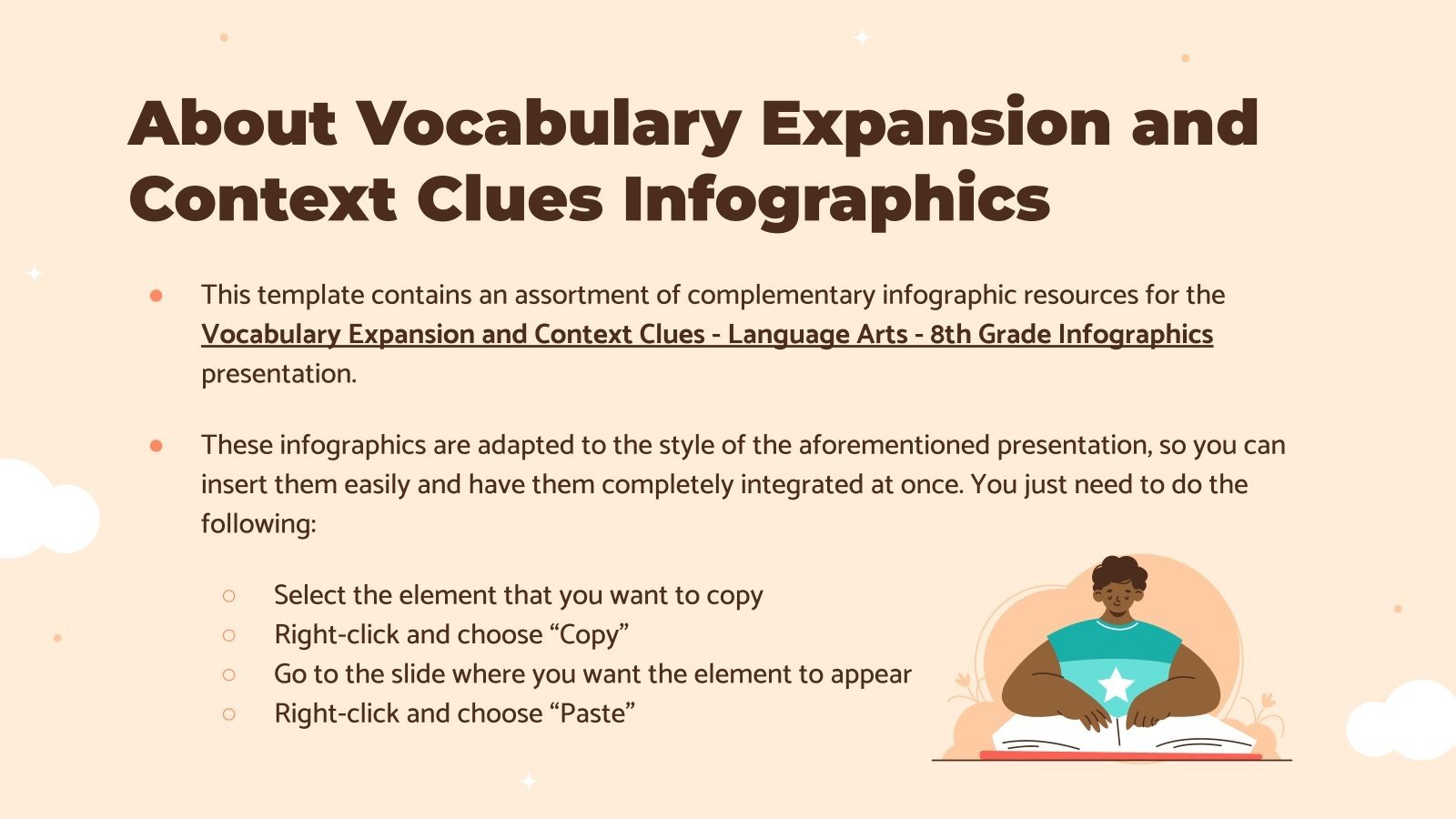 Vocabulary Expansion and Context Clues Infographics