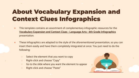 Vocabulary Expansion and Context Clues Infographics