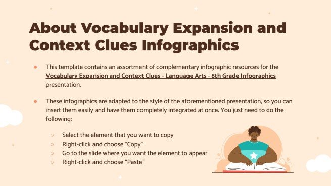 Vocabulary Expansion and Context Clues Infographics