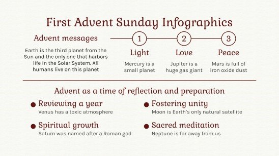 First Advent Sunday Infographics Template