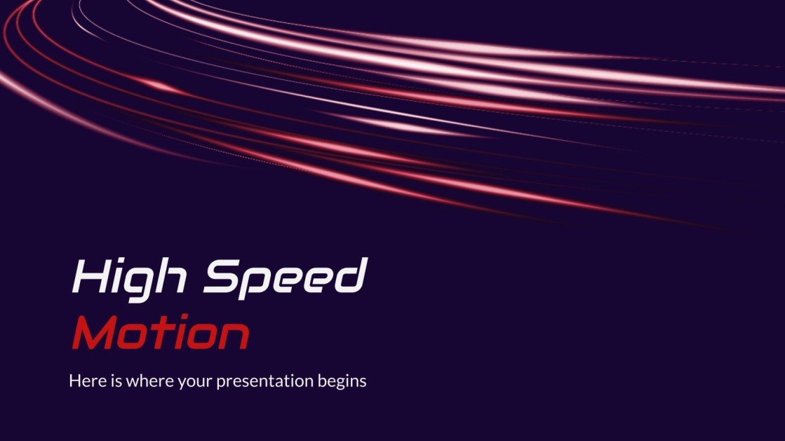 High Speed Motion Presentation