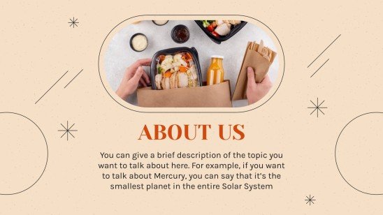 Food Delivery Service Company Profile Presentation