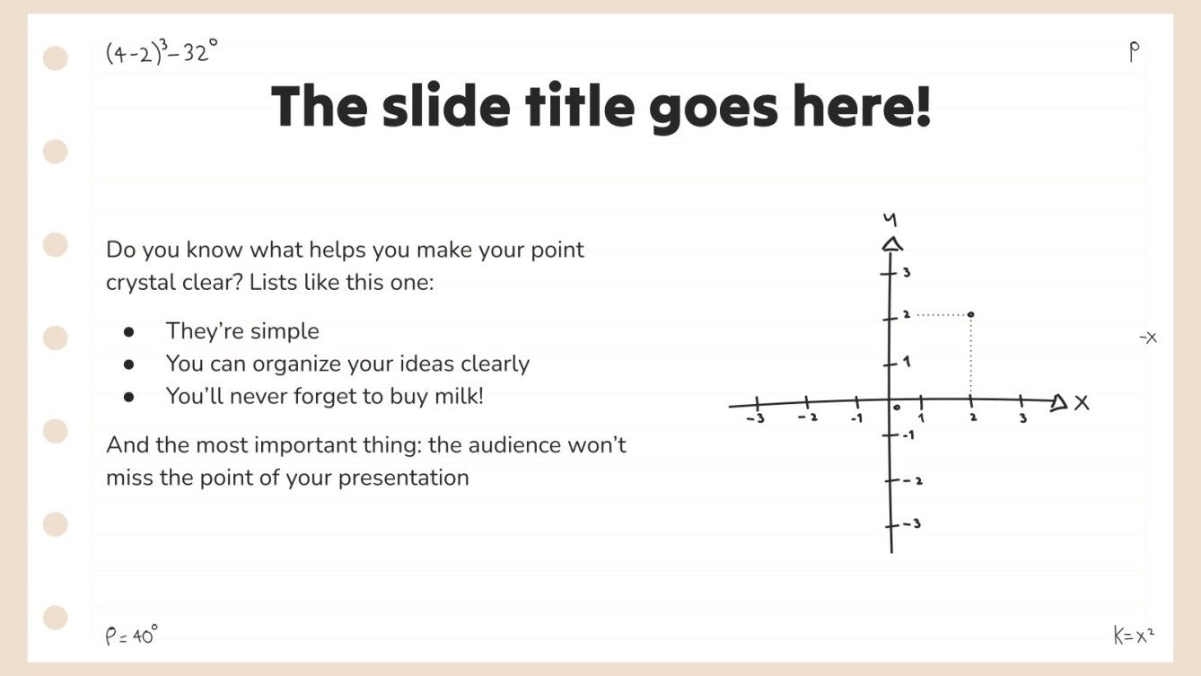 Cartesian Plane Presentation