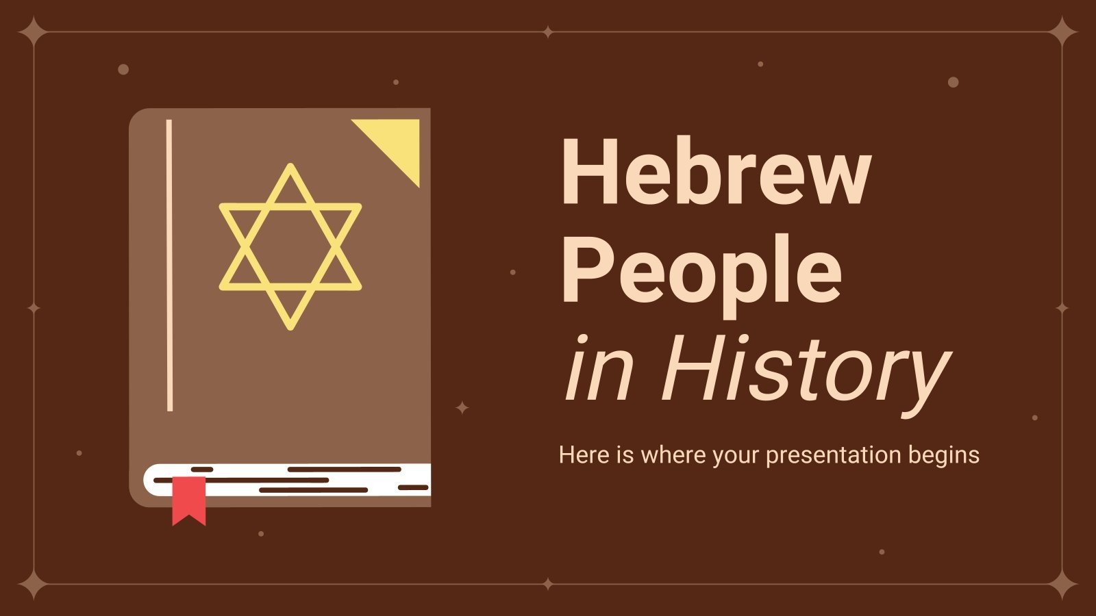 Hebrew People in History Presentation