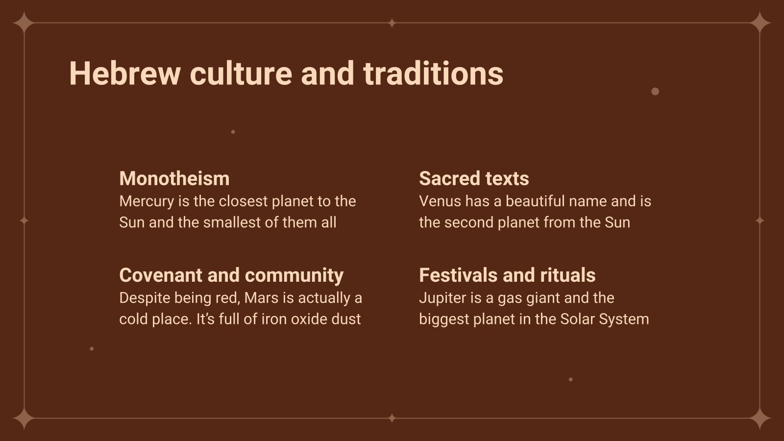 Hebrew People in History Presentation