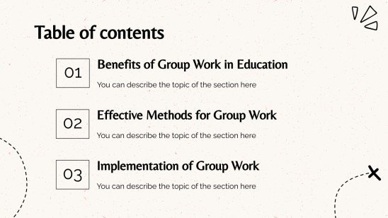 Educational Innovation Through Group Work Presentation