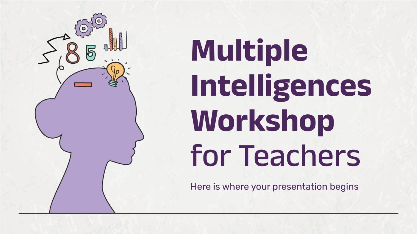Multiple Intelligences Workshop for Teachers Presentation
