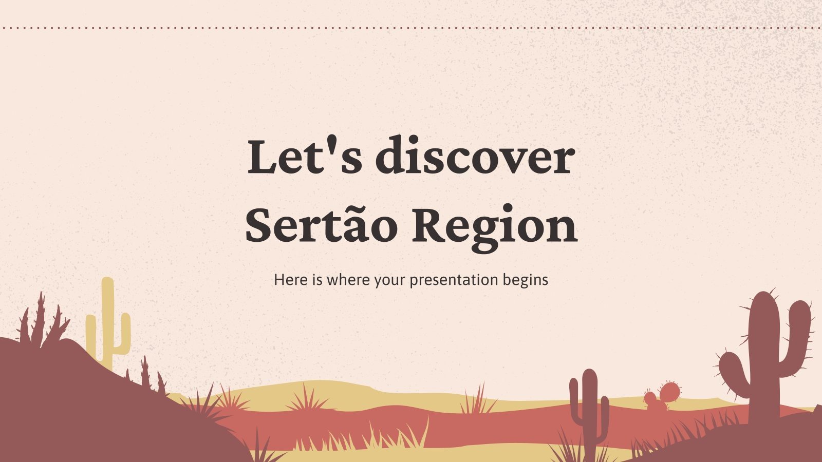 Plantillas gratis sobre el desierto para Google Slides y PowerPoint