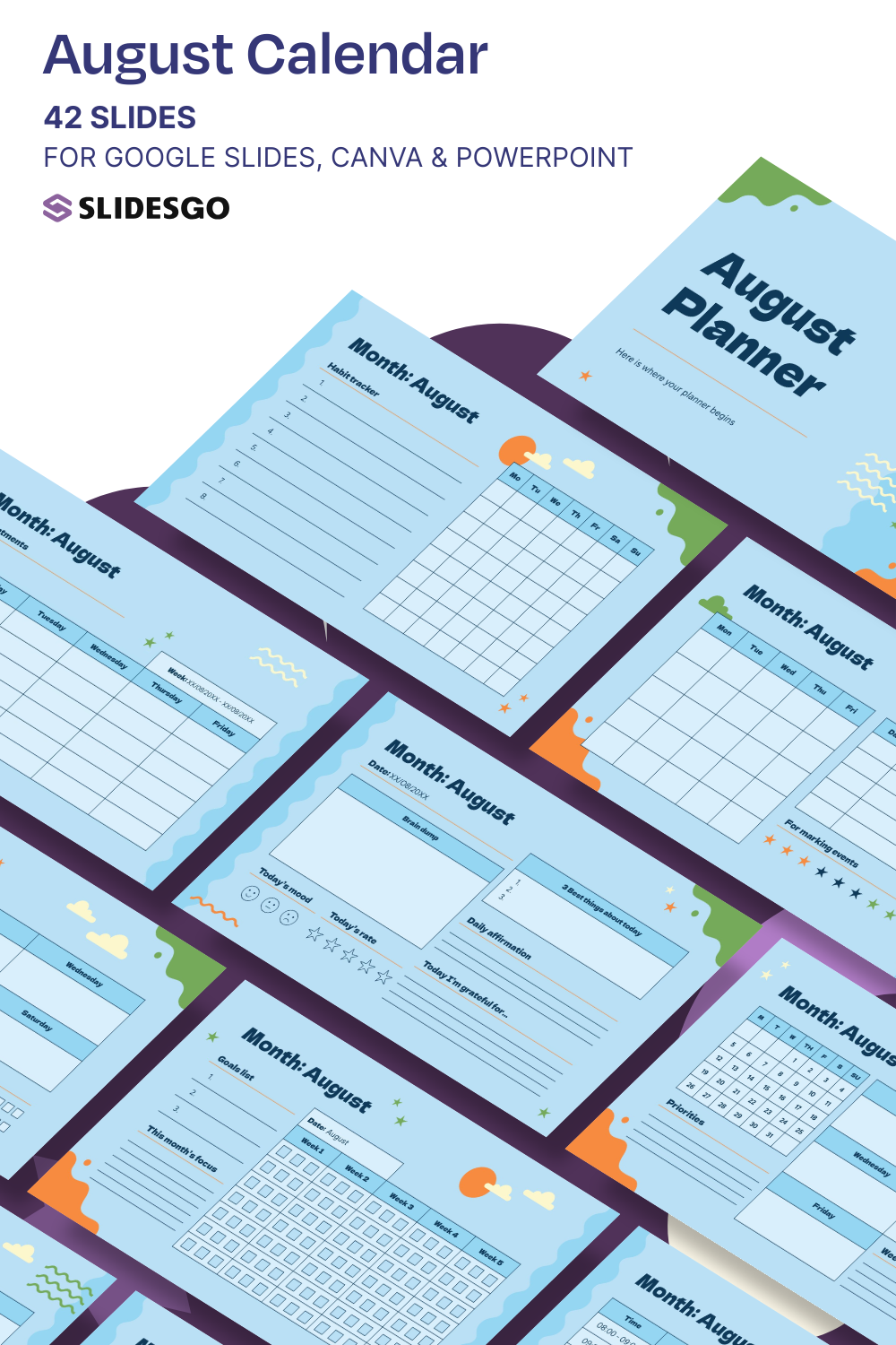 August Calendar Presentation