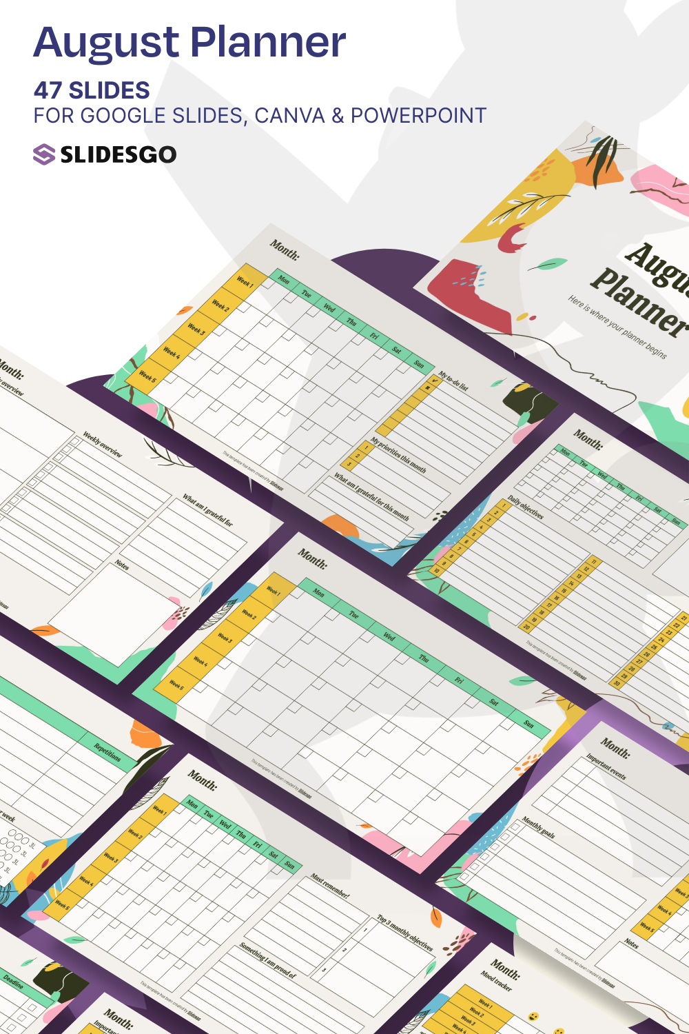 August Planner Presentation