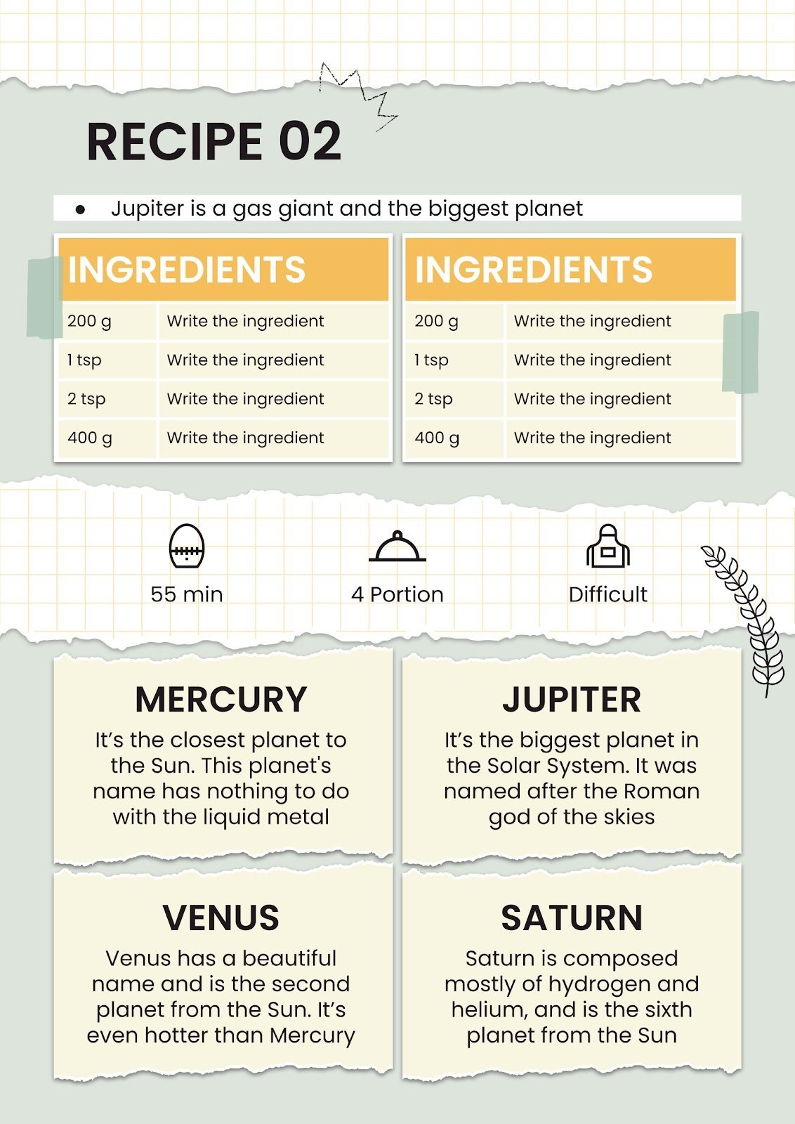 Bread and Pastry Cookbook Presentation