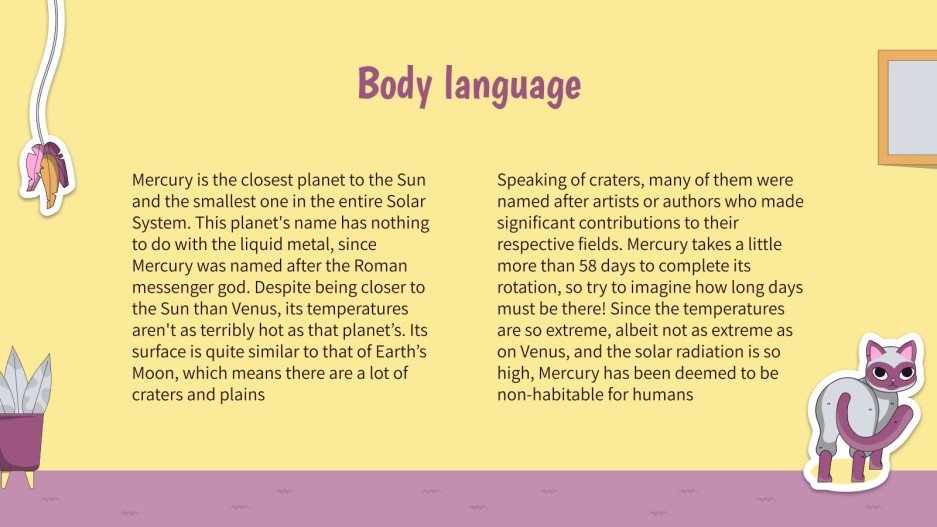 Cats Body Language Presentation