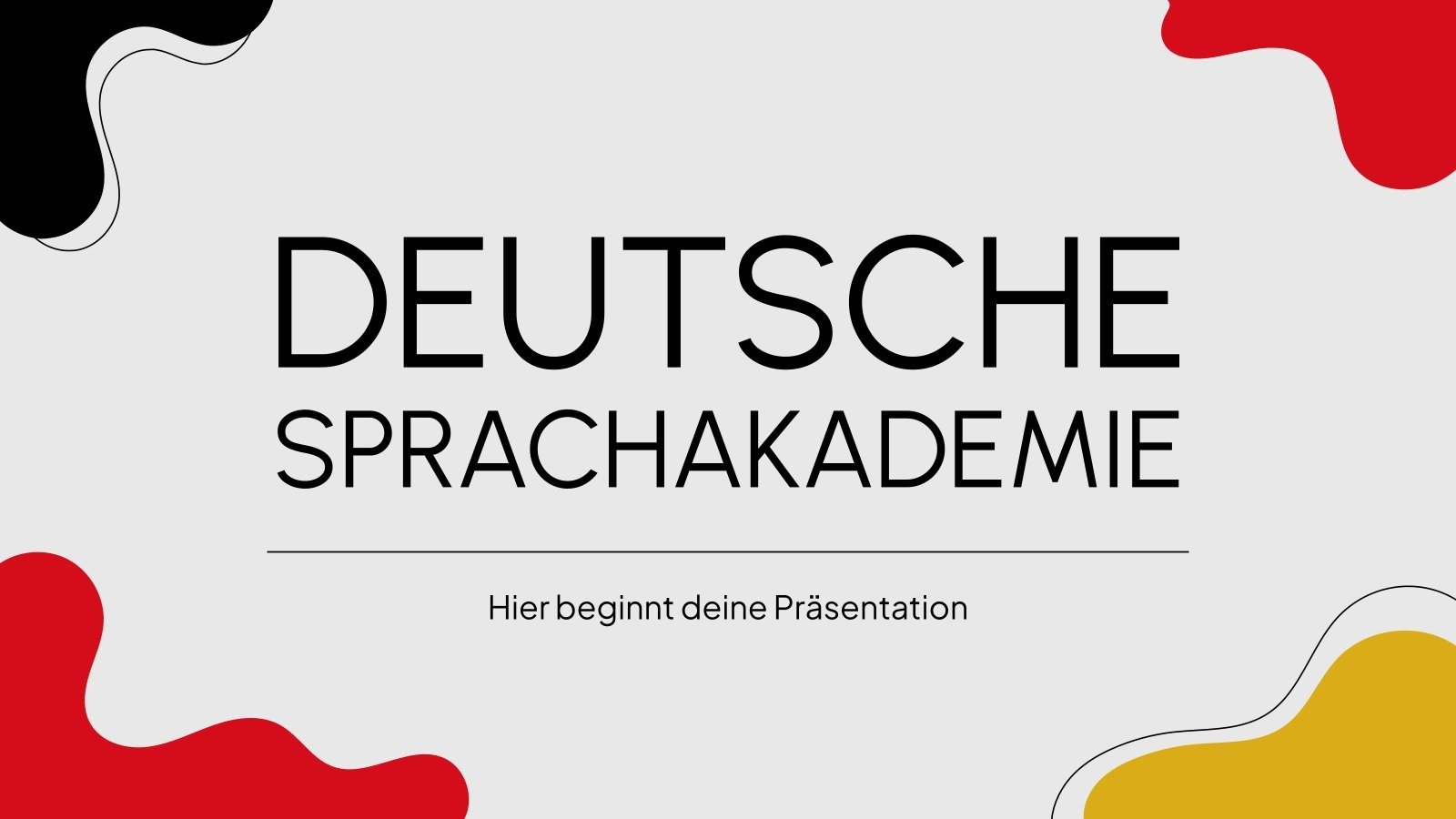 German Language Academy Presentation