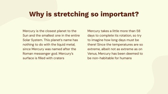 Stretching and Warm-Up Exercises Workshop Presentation