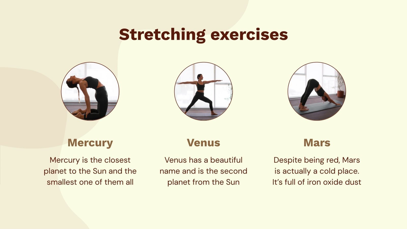 Stretching and Warm-Up Exercises Workshop Presentation