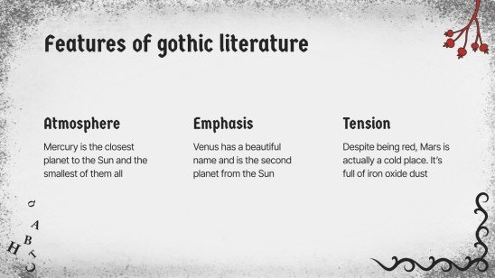 Gothic Literature Presentation