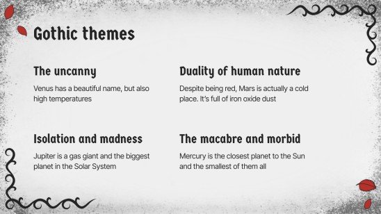 Gothic Literature Presentation