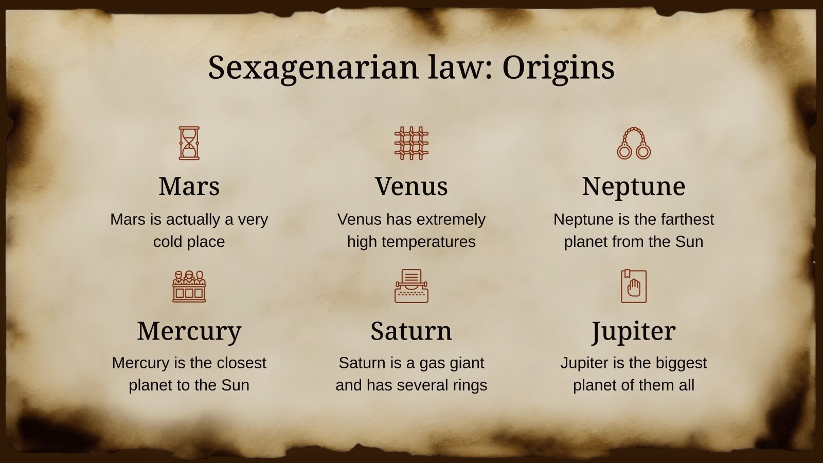 Abolishing Slavery: Sexagenarian Law & Golden Law