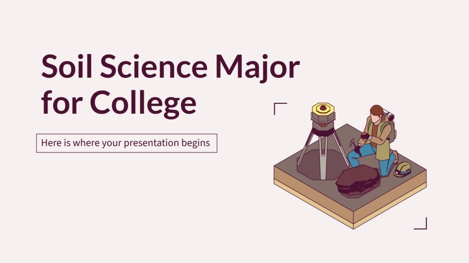 Soil Science Major for College Presentation