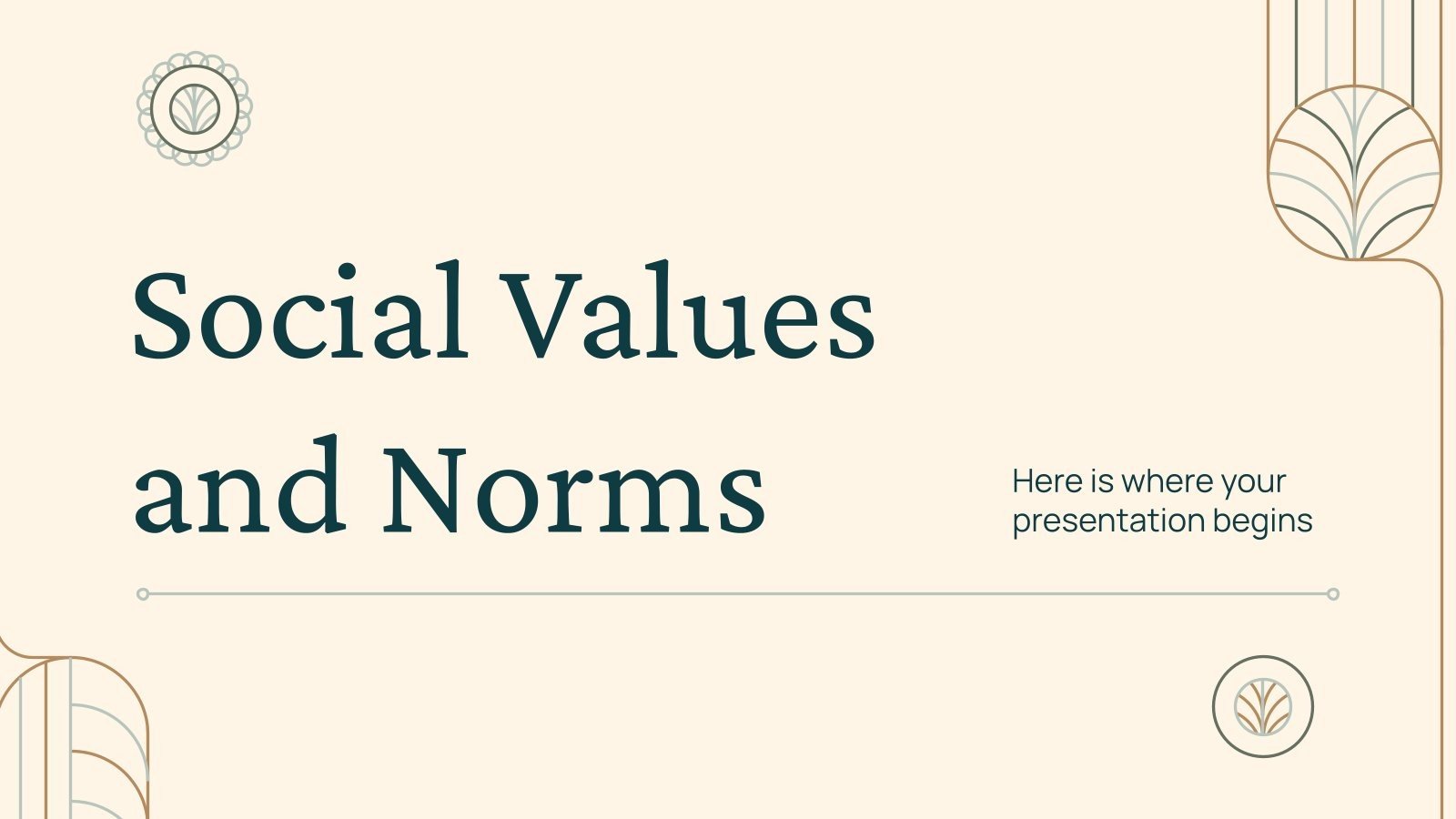 Social Values and Norms Presentation